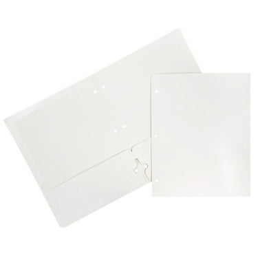 JAM Paper Two Pocket Glossy 3 Hole Punched Presentation Folder, Hot ...
