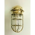 Nautical Vintage Style Passage Way Wall Mounted 90 Brass New Light With ...