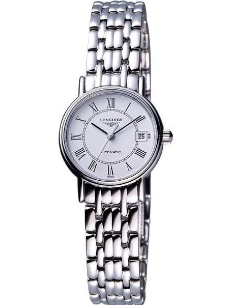 Longines Presence L43214116 Silver Steel Bracelet & Case Synthetic ...