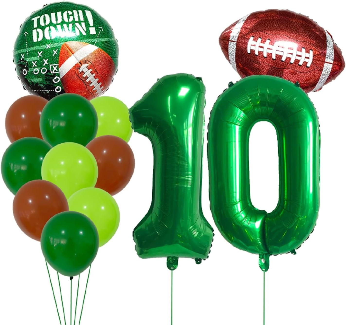 shiyou-Rugby 10th Birthday Sports Party Balloons Coffee Rugby Trophy ...