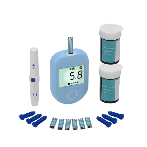 Kit de monitor de glucosa en sangre, kit de prueba de azúcar en sangre ...