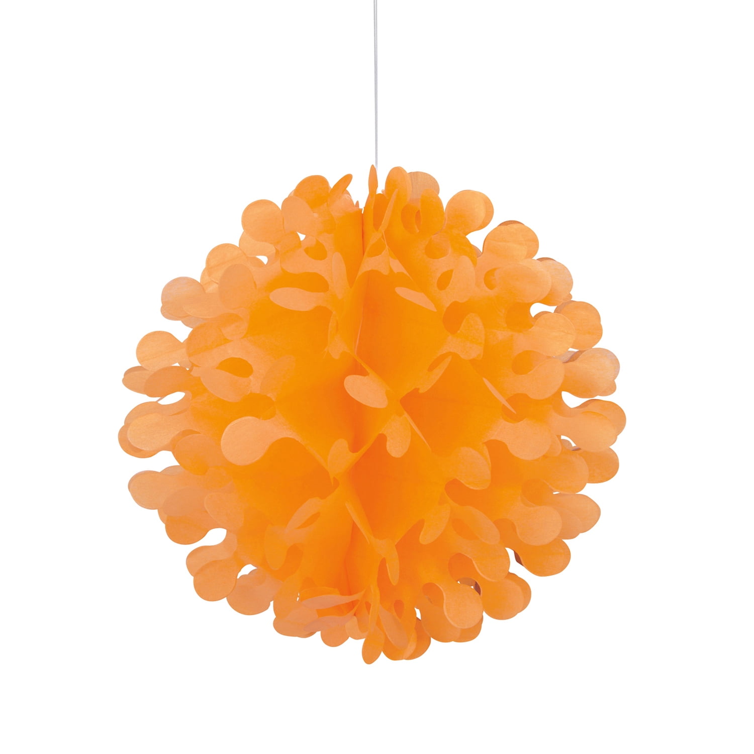 Flutter Tissue Paper Ball, 12", Orange, 1 Ct - Walmart.com