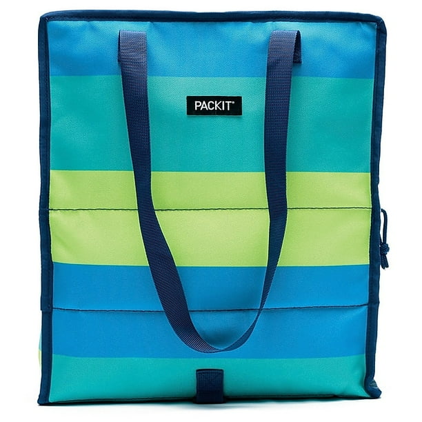 Packlt PackIt Grocery Tote, Fresh Stripe - Walmart.com