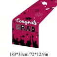 HAJAGP Red Graduation Season Table Runner for Graduation Party ...