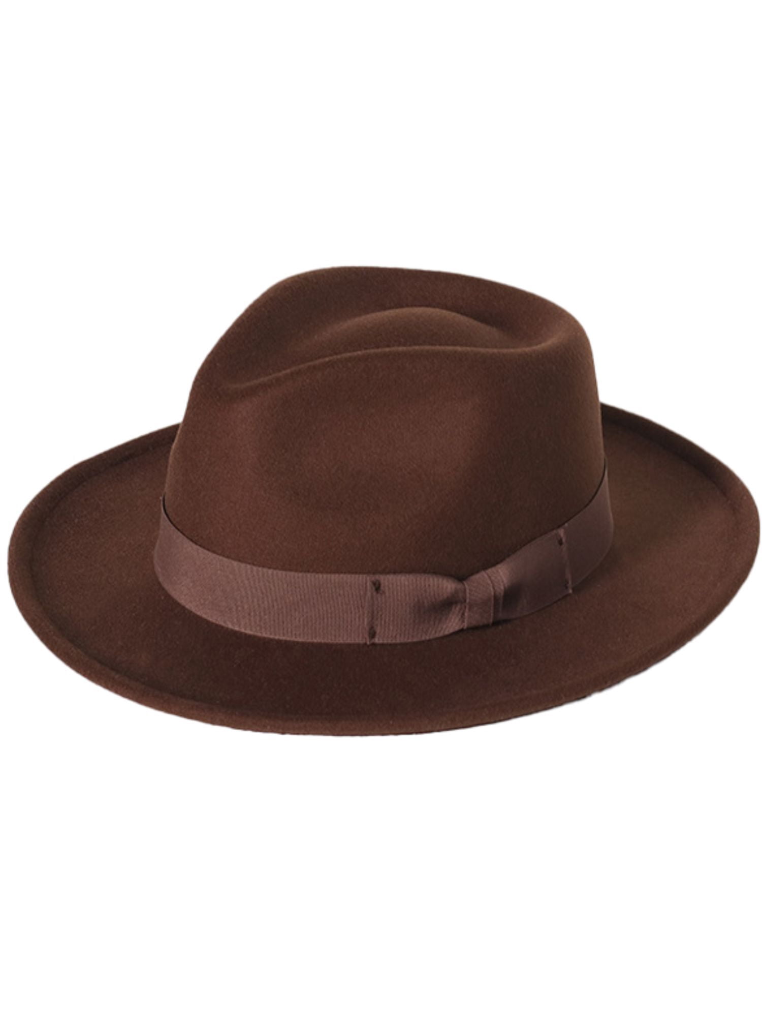 Keevoom Fedora Hats for Men Women Vintage Wide Brim Felt Panama Hats ...