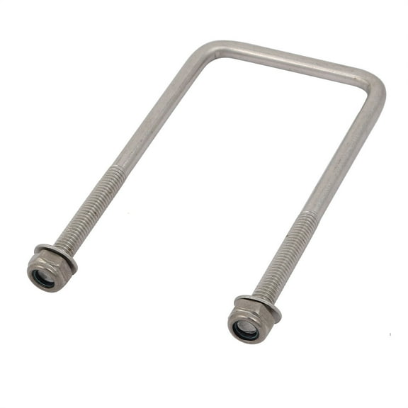 Square U-Bolts 5 Sets 42mm Inner Width 80mm Length M6 304 Stainless ...
