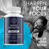 Mind Vitality Focus Dietary Supplement - Brain Booster for Memory ...
