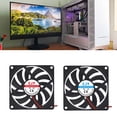 80mm 5V/24V Computer Fan High airflows Thermal Cooling for Workstation ...