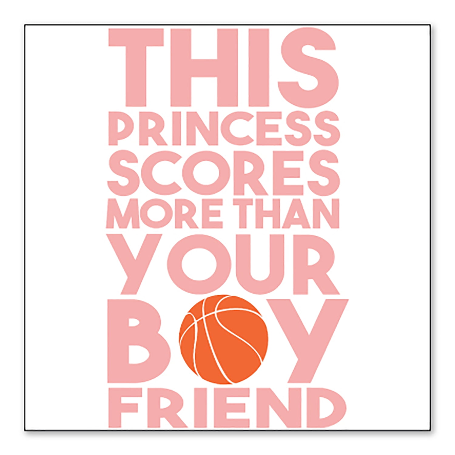 DistinctInk Custom Bumper Sticker - 10" x 10" Decorative Decal - White ...