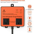 Refrigerator Surge Protector, Double Outlet Protector for Appliances ...
