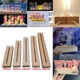 ANXPTIME Crystal Wooden Lighted Base Stand Night LEDDisplay Base ...