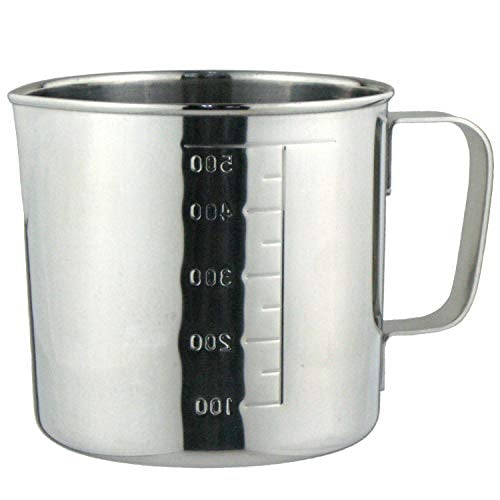 Nagao Tsubame Sanjo Measuring Cup 500ml 18-8 Stainless Steel Made in ...