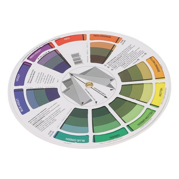 Color Wheel,Color Wheel Reversible Blending Color Wheel Chart Pocket ...