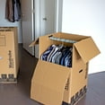 Pen+Gear Moving Wardrobe Box, 20 in. x 20 in. x 34 in., Kraft, 1 Box ...