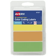 Avery 1" x 2 5/8" Neon Address Labels, Sure Feed, 750 Labels (5971 ...