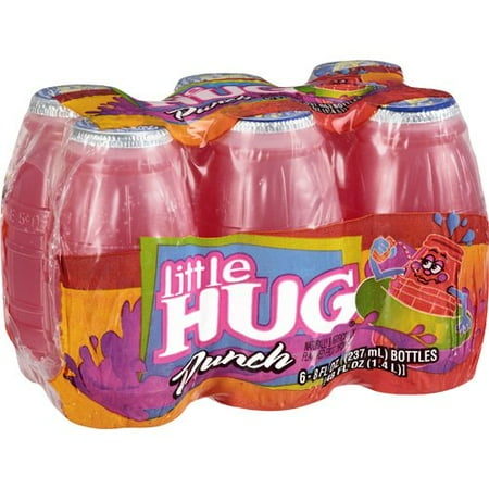 Little Hug Fruit Punch 6 pack of 8oz Barrels - Walmart.com