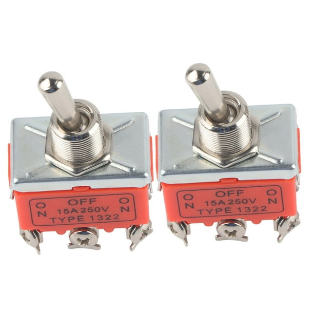 Motor Switch Toggle Switch Dc Motor Switch On/off Switch 2 Pcs DC Motor ...