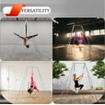 FEBTECH - Aerial Yoga Stand Frame - Steel Yoga Stand Support Up to 550 ...