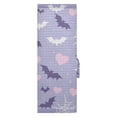 Bat and Webs Pattern Door Curtain Sheer Privacy Light Filtering Window ...