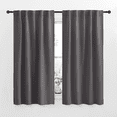 NICETOWN Short Length Blackout Curtains for Bedroom Back Tab and Rod ...