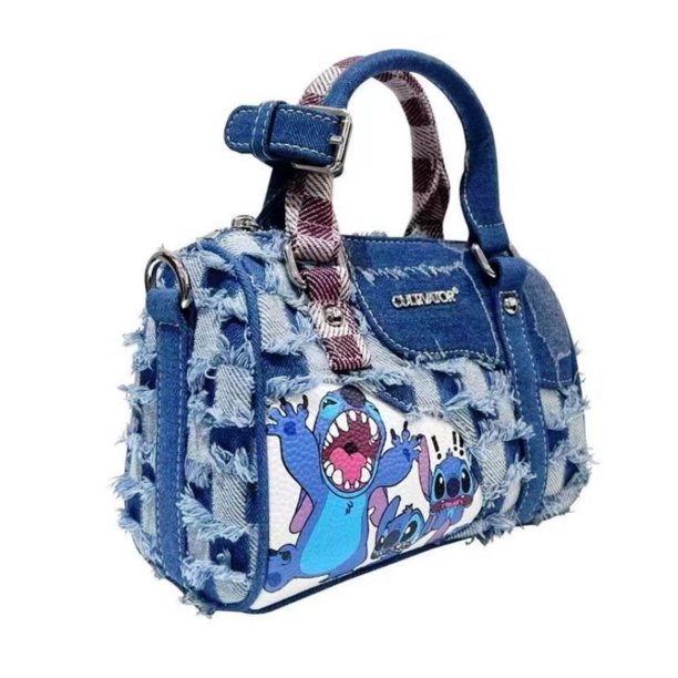 Stitch Cartoon Character Design Leather Strap Shoulder Bag - Walmart.com