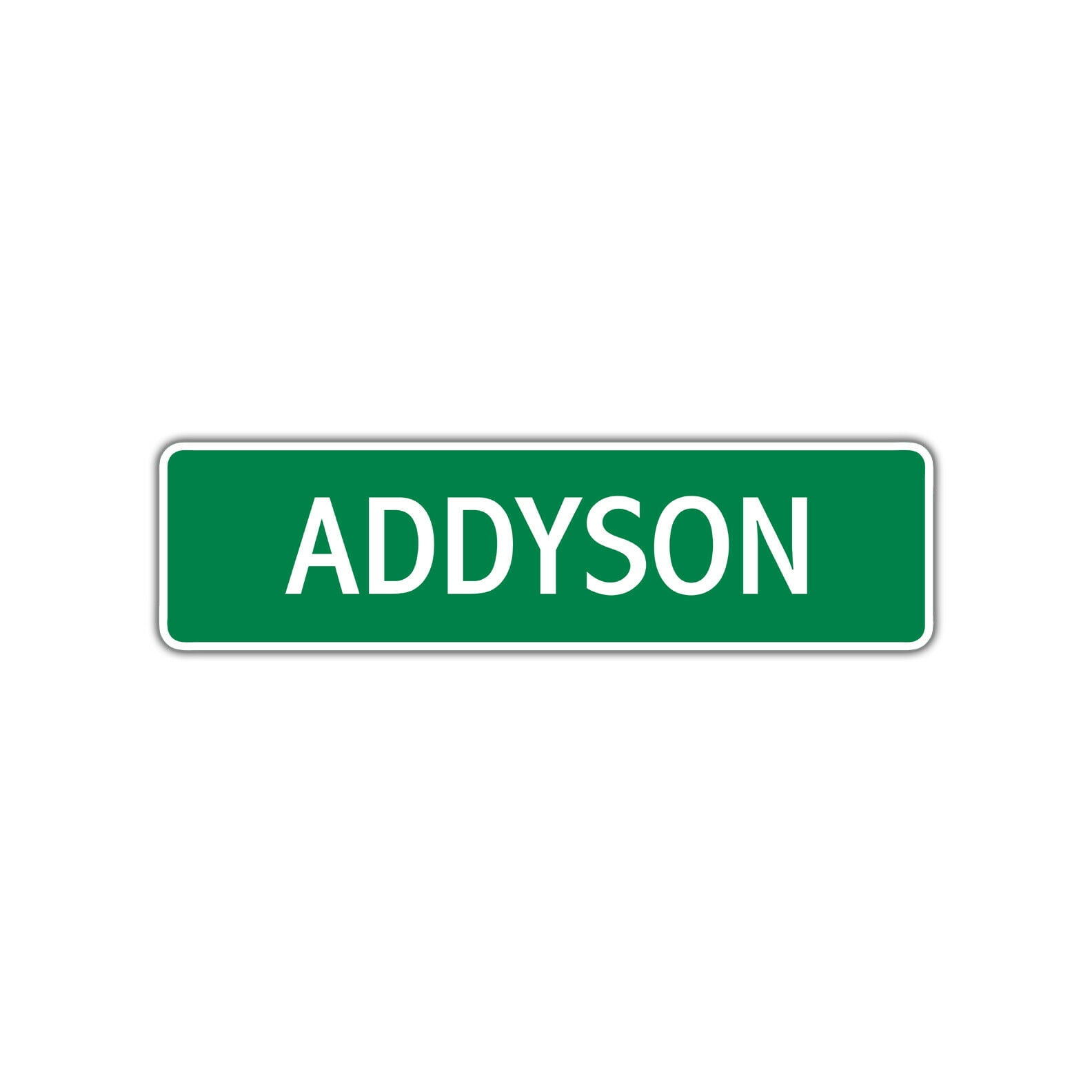 Addyson Girls Children Name Letter Printed Decoration Label Indoor ...
