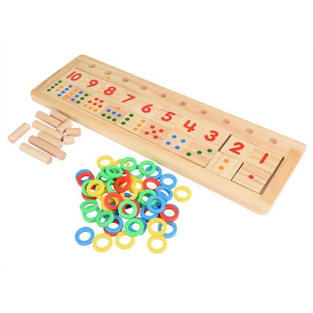 Fyydes Intelligent Number Toy, Kid Number Toy,Wooden Durable Number ...