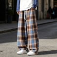 CONZONE Mens Baggy Sweatpants Wide Leg Sweat Pants for Men Trendy ...