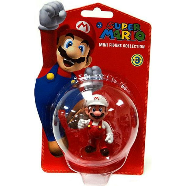 Super Mario Series 3 Fire Mario Vinyl Mini Figure - Walmart.com ...
