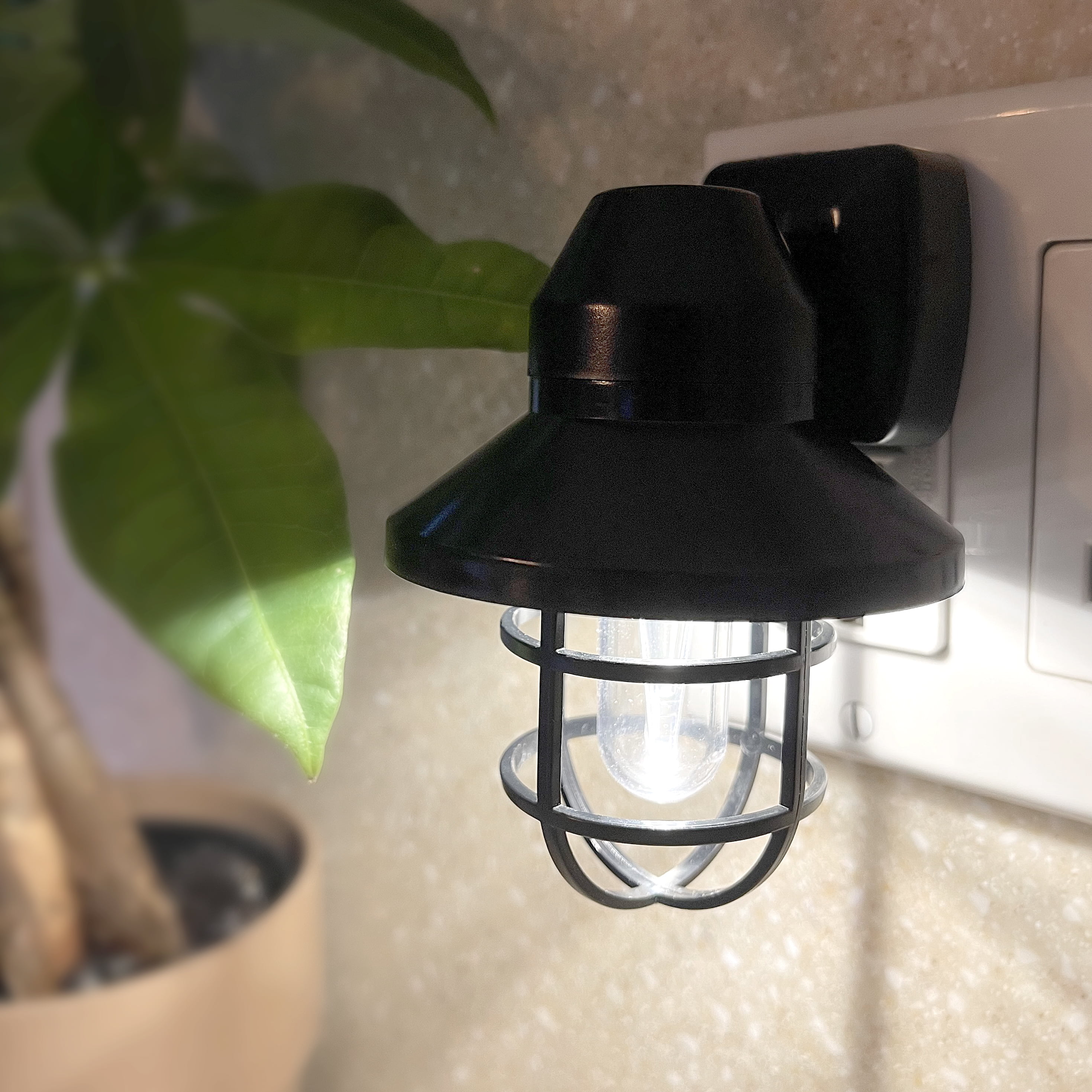 Buy Maxxima Decorative LED Night Light, Vintage Farmhouse Style, Dusk ...