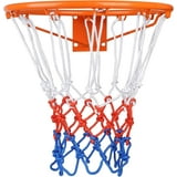 HOZHANI Heavy Duty 2Pcs Tri-Colored Basketball Nets 50cm 19.68in ...