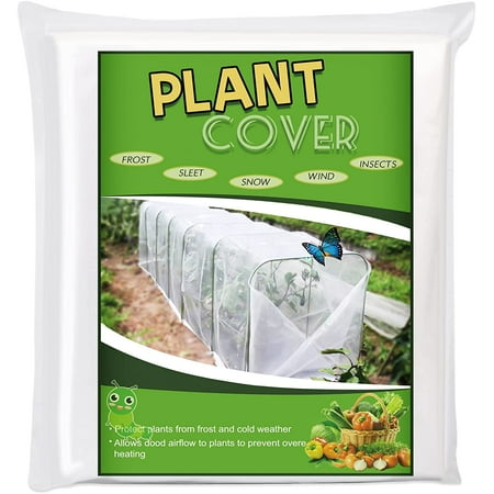 Plant Cover 7.9ft x 16.4ft Plant Antifreeze Cloth, Floating Row Crop ...