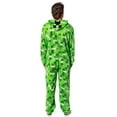 Seven Times Six Men's Minecraft Creeper Costume Pajama, Green - Walmart.com