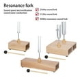 Transemion Fixed Frequency Tuning Fork Wood Base Home Studio Portable ...
