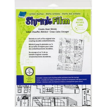 Grafix Ink Jet Shrink Film, 6/Pkg., White - Walmart.com