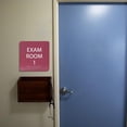 ADA CENTRAL SIGNS - 6" X6" Exam Room 1 Sign - ADA Compliant Tactile ...