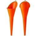 2 Pc 11" Long Neck Stem Funnel Transmission Filler Engine Oil Liquid ...