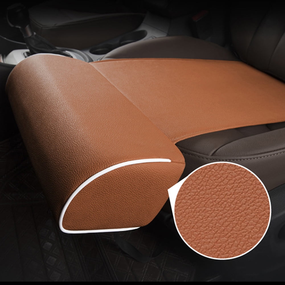 HYDa Universal Faux Leather Car Seat Leg Thigh Support Cushion Pillow ...
