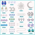1 Box DIY 6 Sets Car Charms Making Kit Car Charm Ornament Moon ...