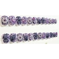 Purple Ppl Eater Glossy Extra Short Square Press On Nails - 24 Pieces ...