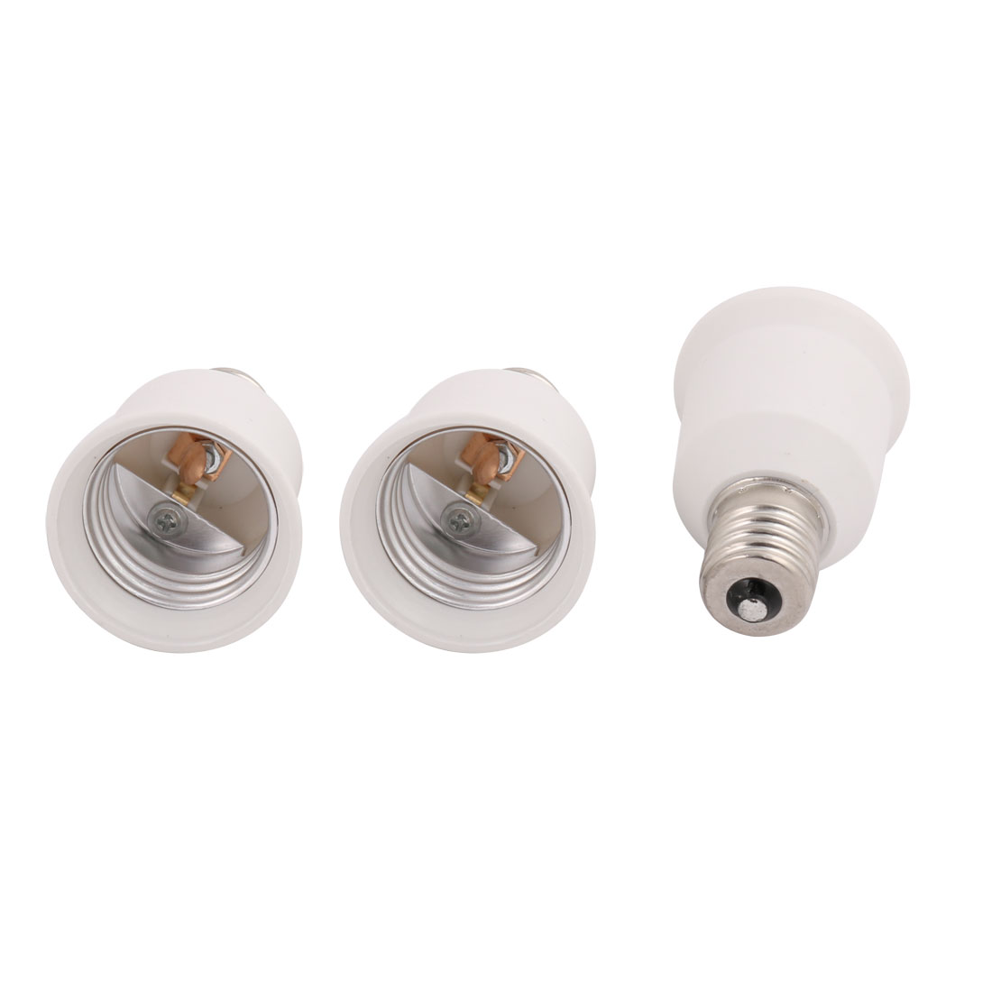 3 Pcs E17 to E26 LED Bulb Base Adapter Converter Light Socket Lamp ...