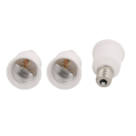 3 Pcs E17 to E26 LED Bulb Base Adapter Converter Light Socket Lamp ...