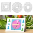 Geometric Shape Cutting Dies 6Pcs Carbon Steel Die Cut Templates for ...