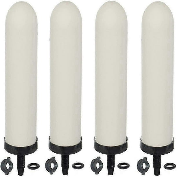 4 Pack Replacement Ceramic Water Filter for Water Filtration System ...