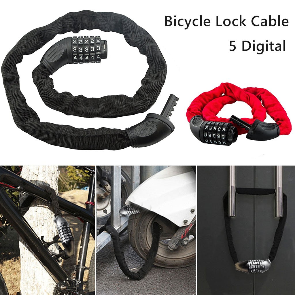 Click here for Xihbxyly Bike Lock 5 Digit Password Bike Locks Hea... prices