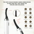 Anlan Hot Eye Heater Rechargeable Electric Heated Eyelash Curler 3