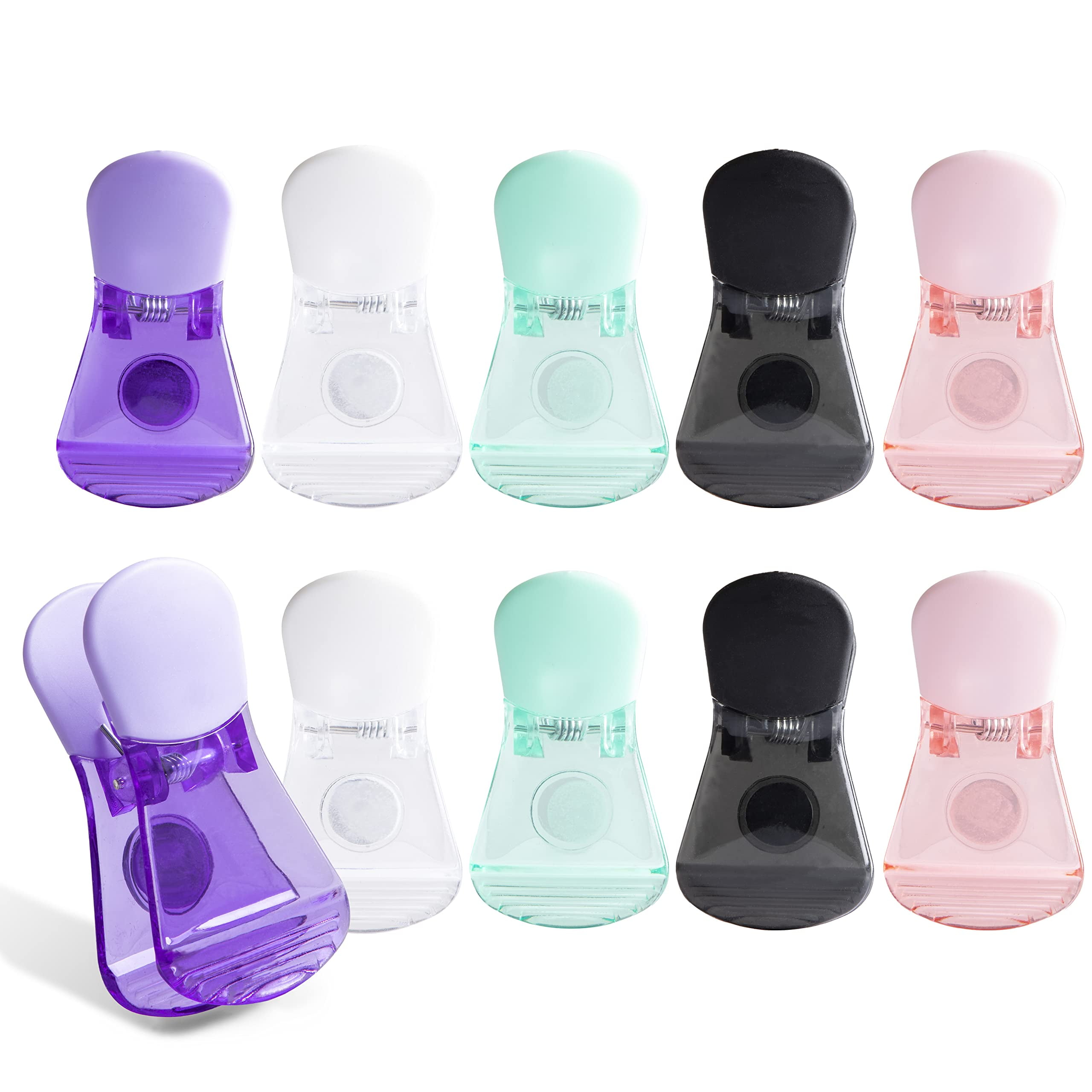 Cook with Color Chip Bag Clips with Magnets, Kitchen Accessories, 10 ...