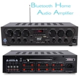 Pyle Power Theater Bluetooth 750W, FM, 6-Channel Amplifier Stereo ...