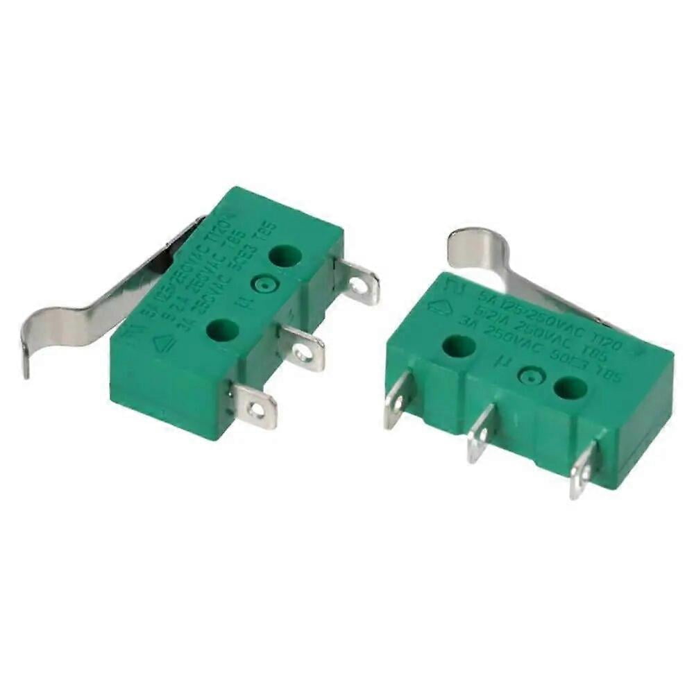 4Pcs Plastic 5A/250VAC Three Pin Small Micro Switch KW4-3Z-3 R-Lever ...