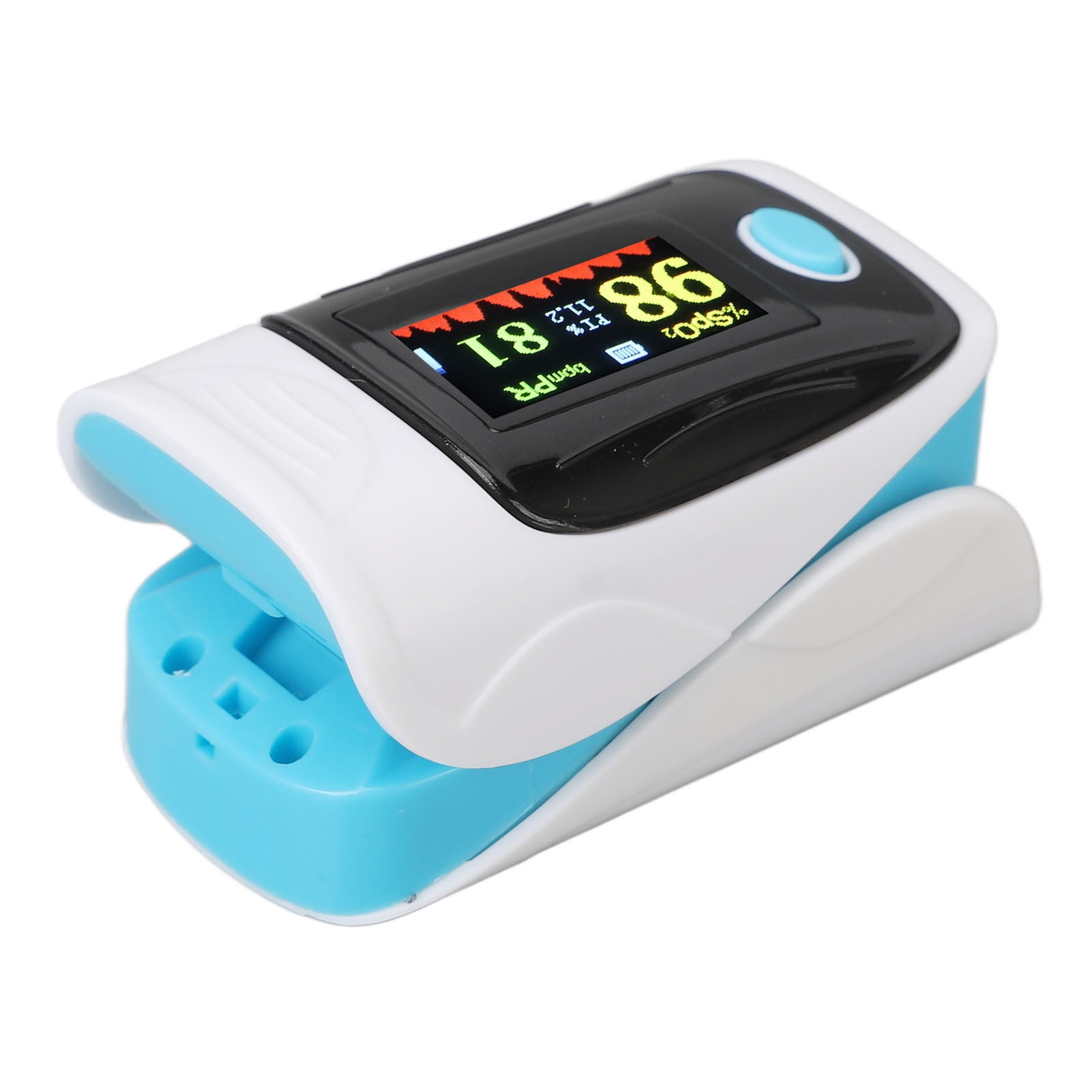 Monitor de oxígeno en la sangre de la yema del dedo medición de latidos ...